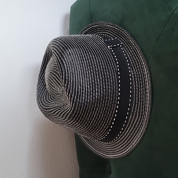 The Hatter Company | Accessories | Stitch Striped Fedora | Poshmark